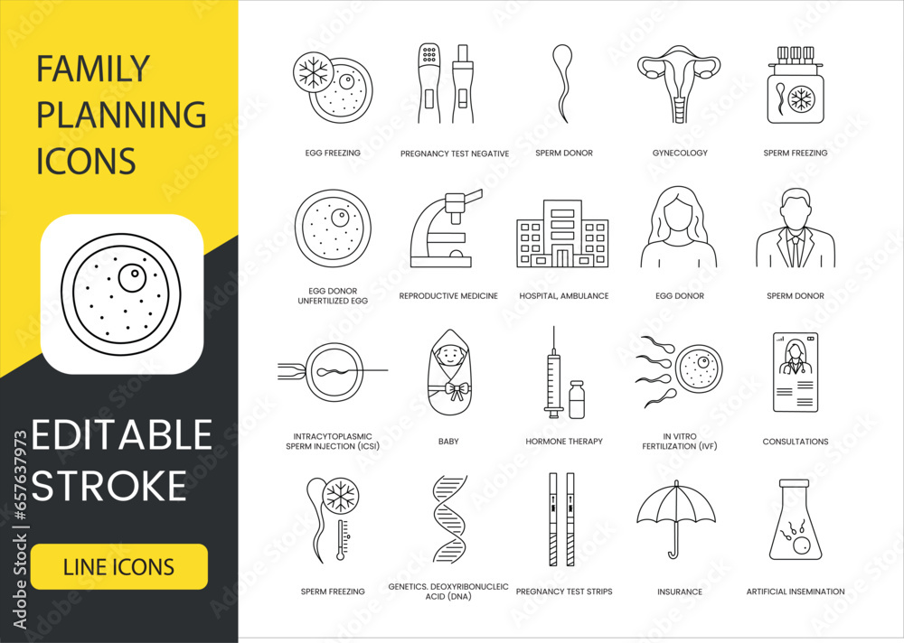 Enhance your reproductive health content with our fertility themed icon ...