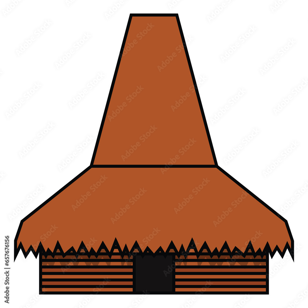 Rumah adat musalaki, traditional house from ntt nusa tenggara timur ...