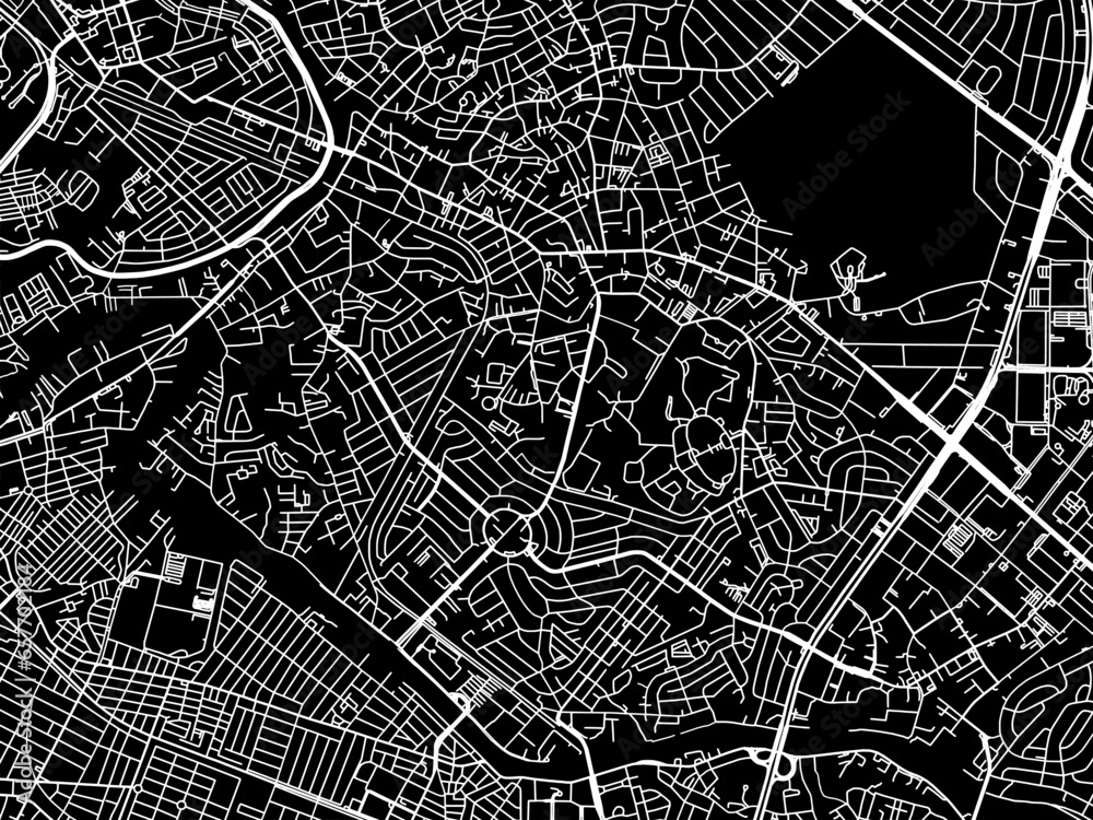 Vector road map of the city of Mandaluyong City in the Philippines with ...