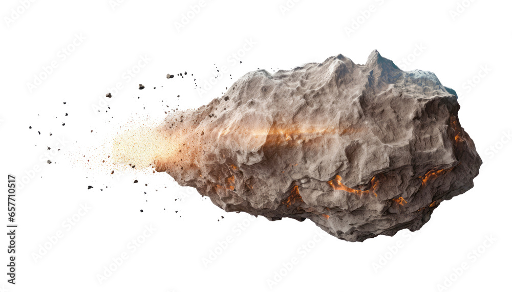a meteor isolated on transparent background cutout Stock Photo | Adobe ...