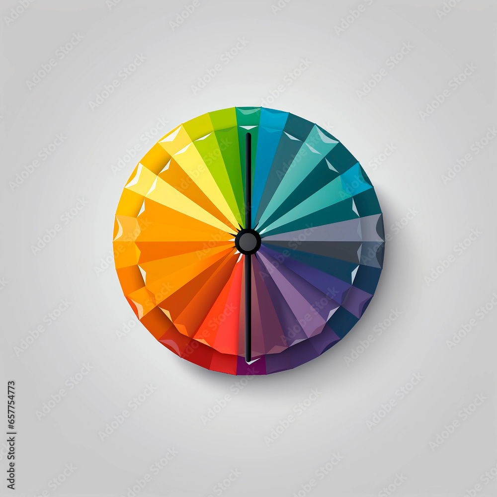 Color wheel. Vector illustration. Color wheel. Color wheel. Color wheel ...