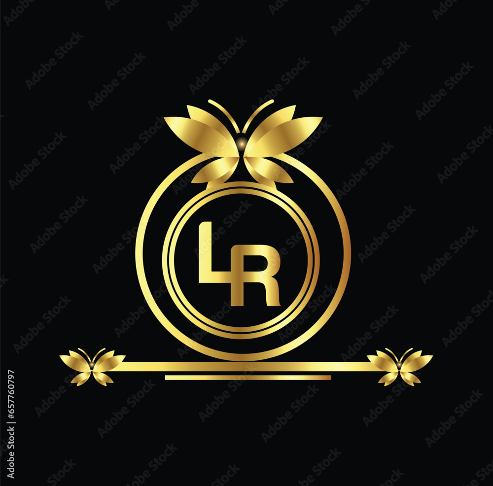 LR logo, LR icon, LR letter, LR vector, technology, business, art ...