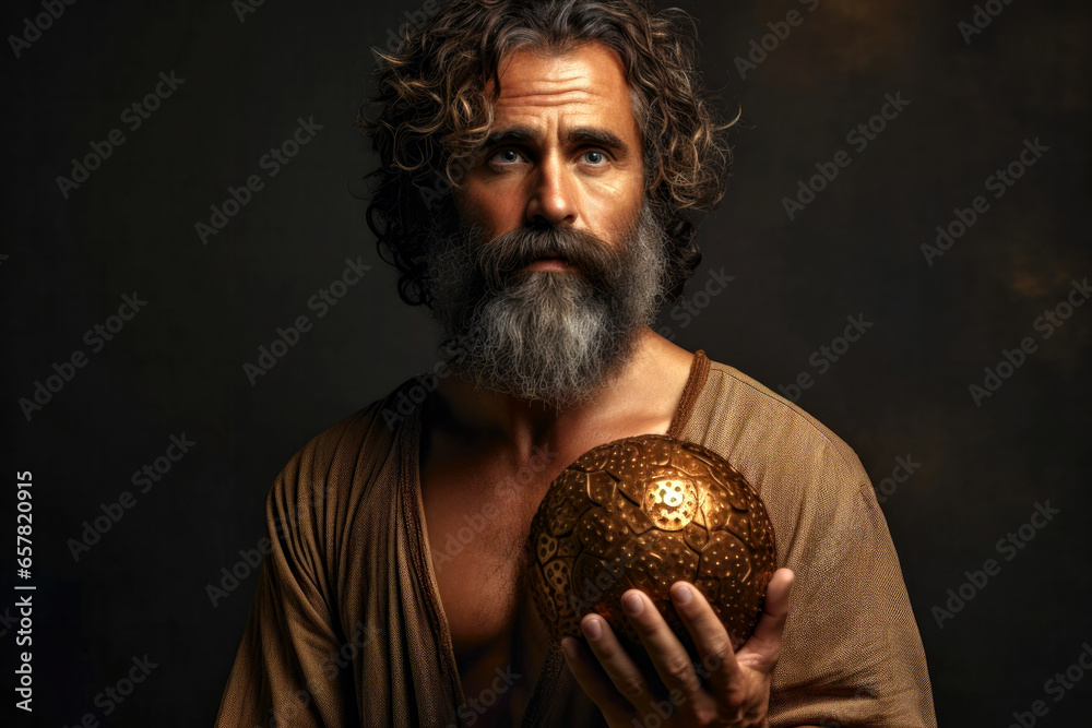 The spark of a genius - ancient inventor Daedalus (father of Icarus ...