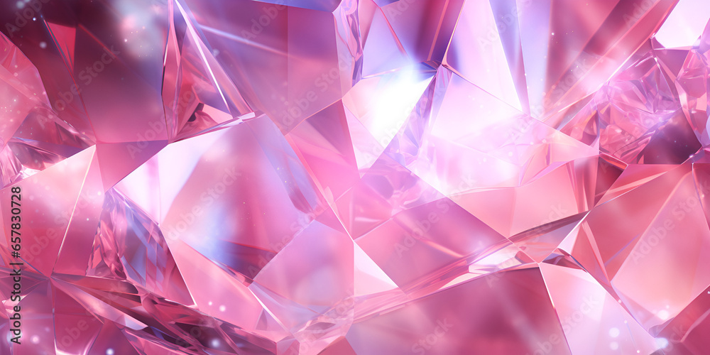 3d abstract pink crystal textured background design Stock Illustration ...