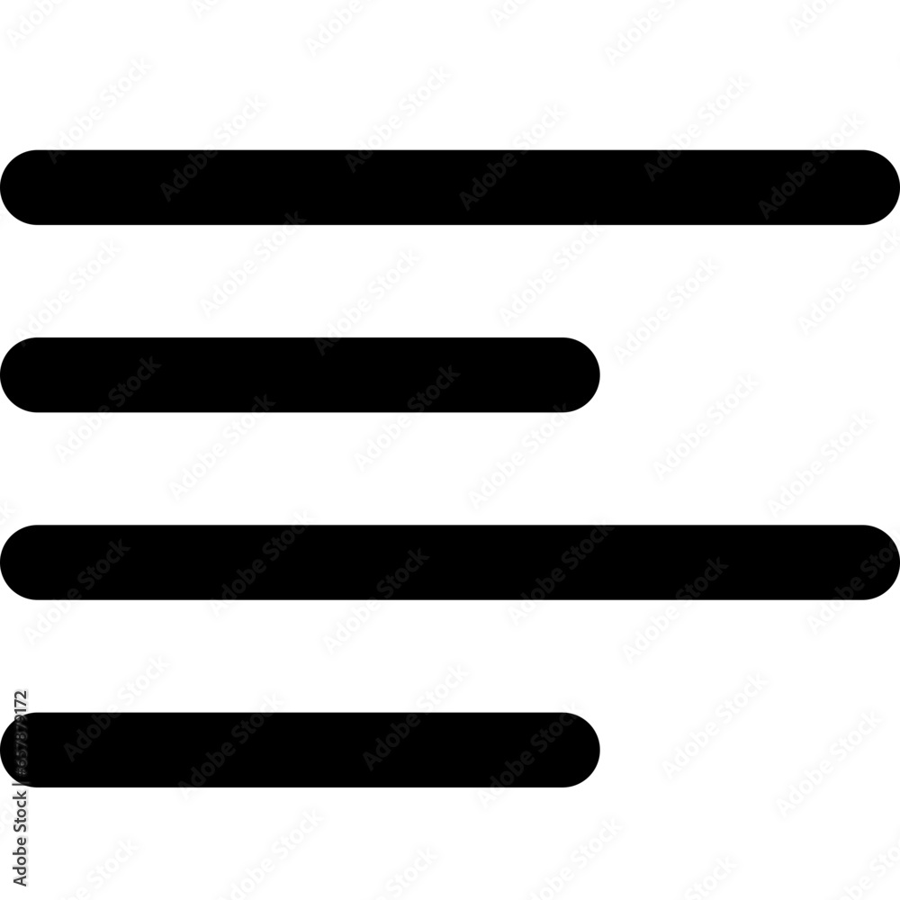 Vetor de Align left, Left-aligned text, Text alignment, Left alignment ... Vetor de Align left, Left-aligned text, Text alignment, Left alignment ...