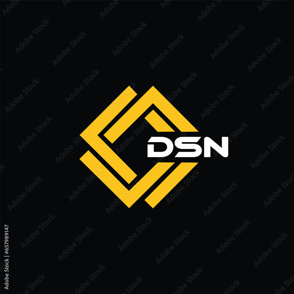 DSN letter design for logo and icon.DSN typography for technology ...