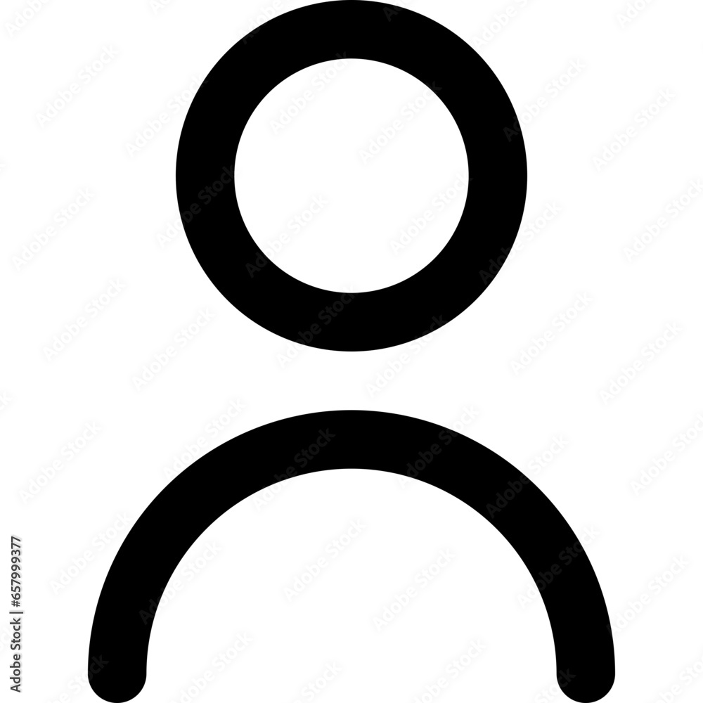 User symbol, Person silhouette illustration, Human profile graphic ...