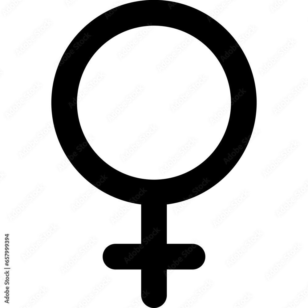 Feminine symbol, Women's rights illustration, Gender equality graphic ...