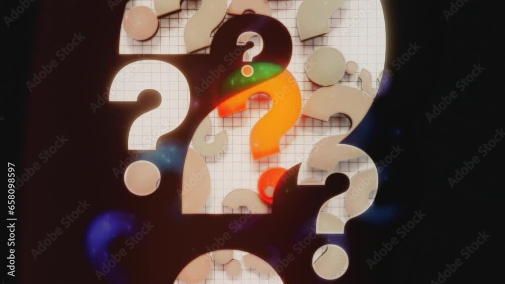 Professional Modern Question Mark Animation Intro. Concept for Social ...