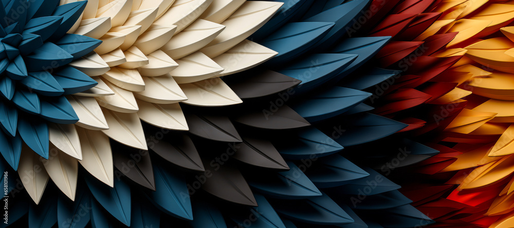 Captivating abstract art of kinetic 2D shapes creating an optical ...