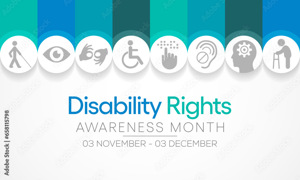 Disability Rights awareness month is observed every year from November ...