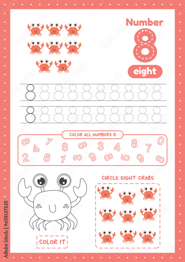 Activity page for toddlers education. Educational worksheet with many ...