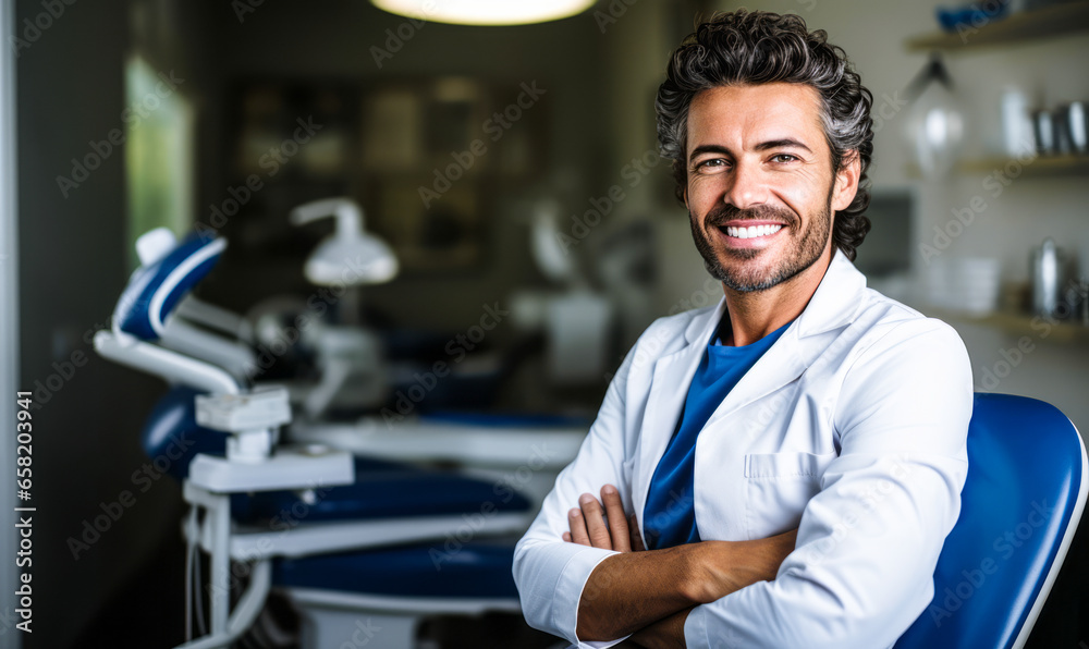Pioneering Dentist: Innovating the World of Oral Healthcare Stock Photo ... Pioneering Dentist: Innovating the World of Oral Healthcare Stock Photo ...
