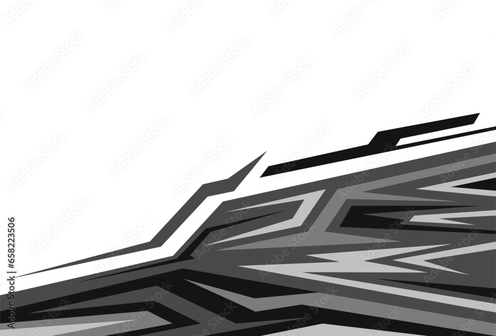 Illustration Vector graphic of Abstract Racing Stripes Background With ...