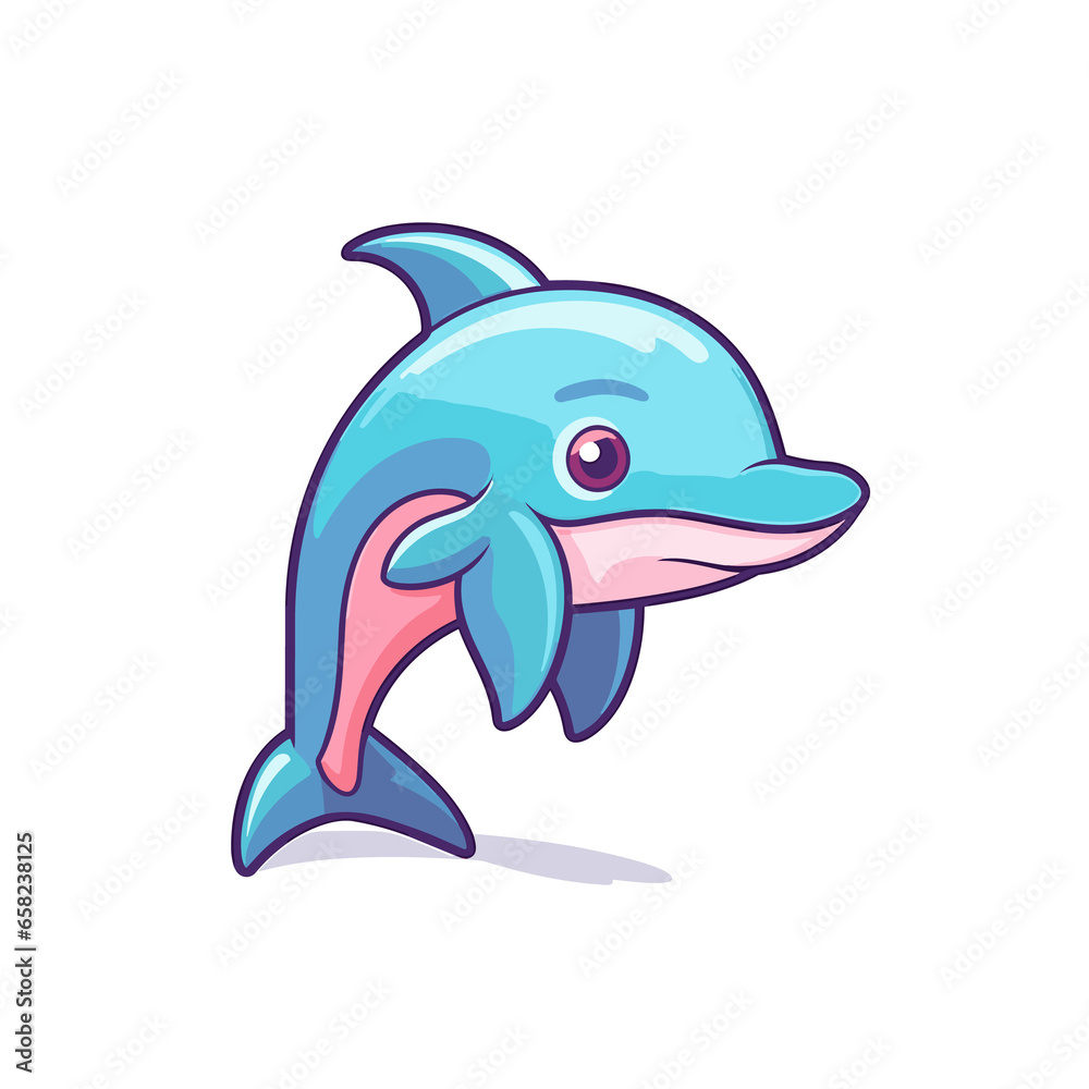 Dolphin fish cartoon , Illustration, Cartoon PNG Stock Illustration ...