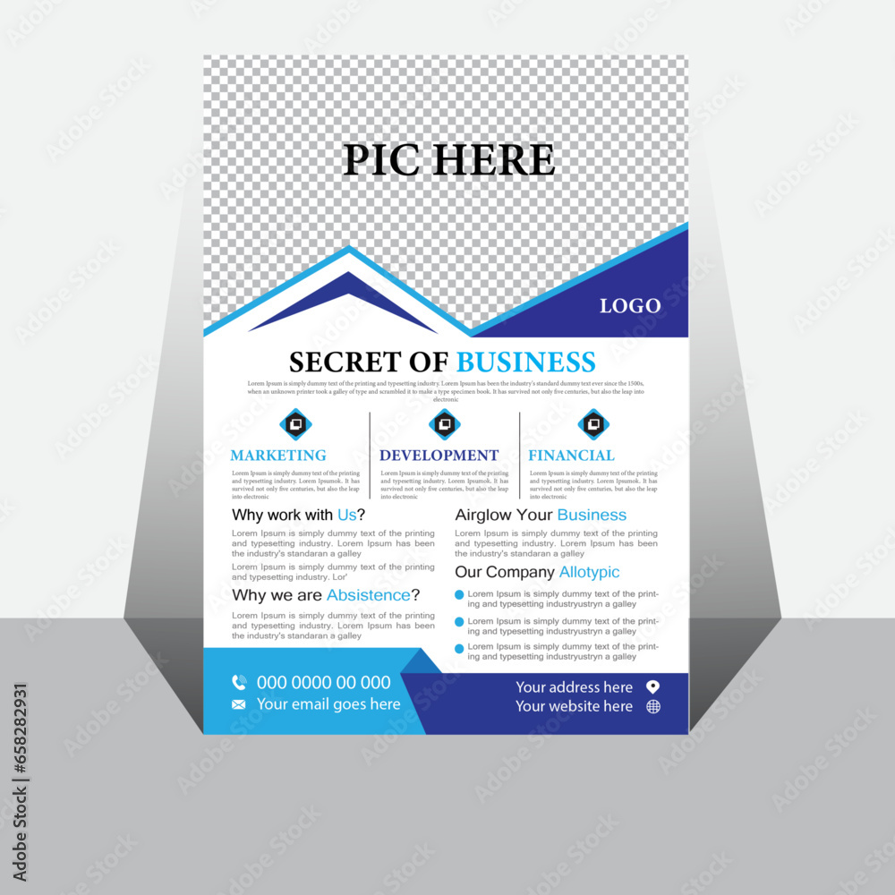 Beautiful business flyer template.Its eye catching and attractive ...