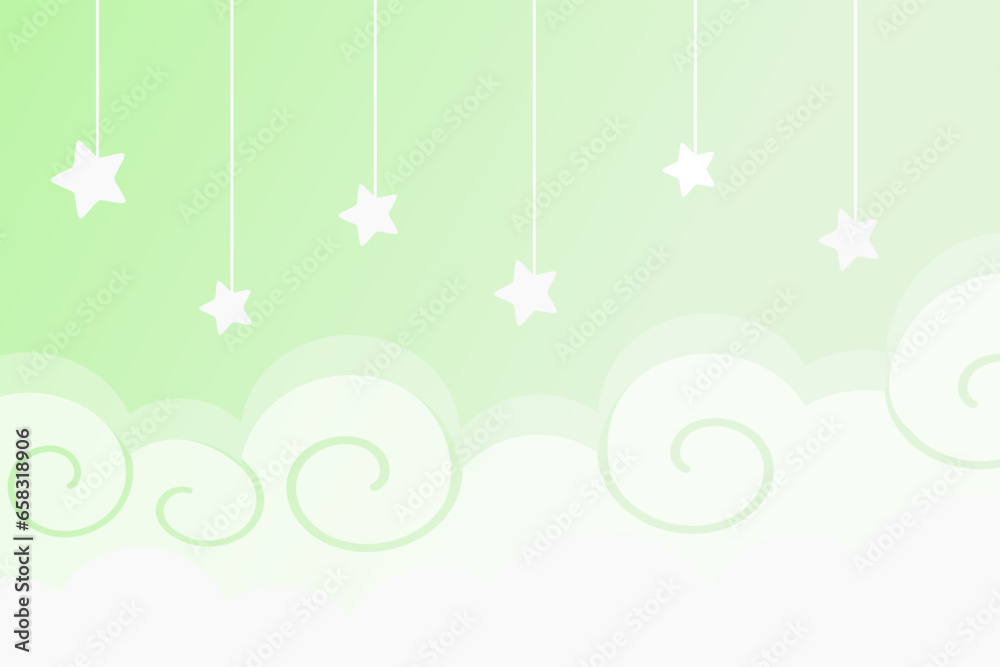 Beautiful cloud vector illustration with Chinese cloud style for ...