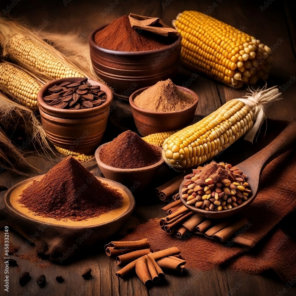 Pinol y Tascalate artesanal a base de maíz, cacao , canela y achiote ...