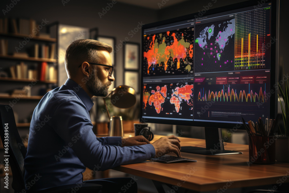 An HR manager conducting a workforce analysis to align staffing with ...