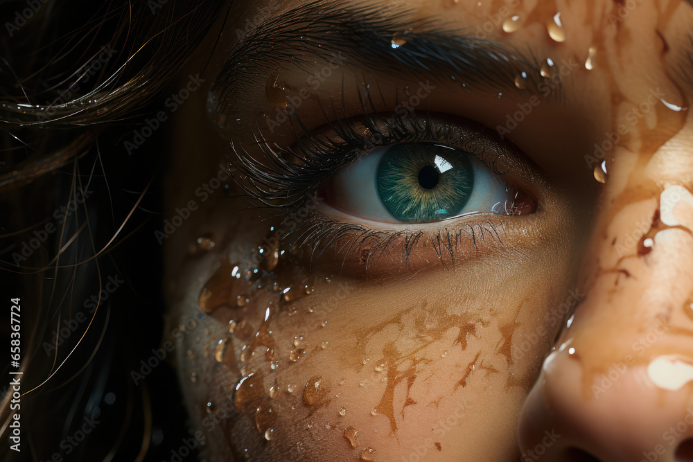 A Close Up Of Eyes Locking In A Moment Of Deep Connection Signifying