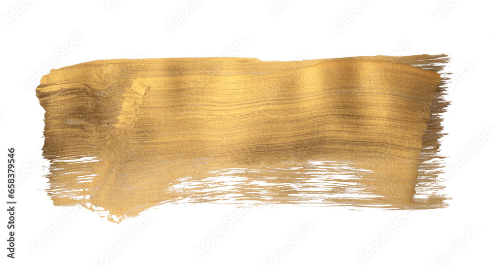 PNG Grunge Gold ink color smear brush stroke stain line blot on ...