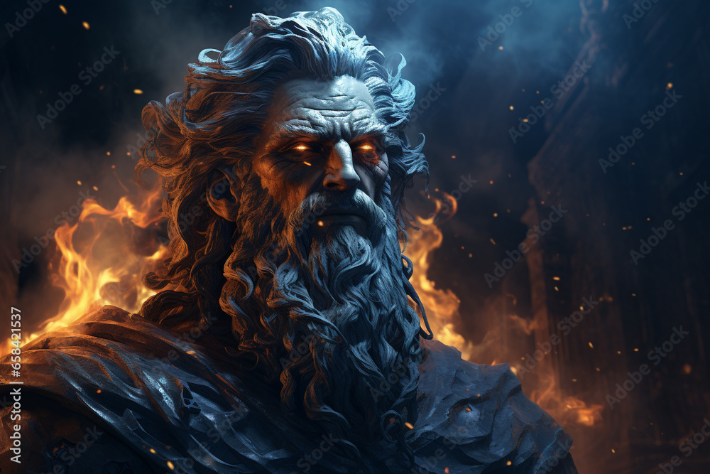 Hades, Ancient Greek god of underworld, ruler of realm of shadows of ...