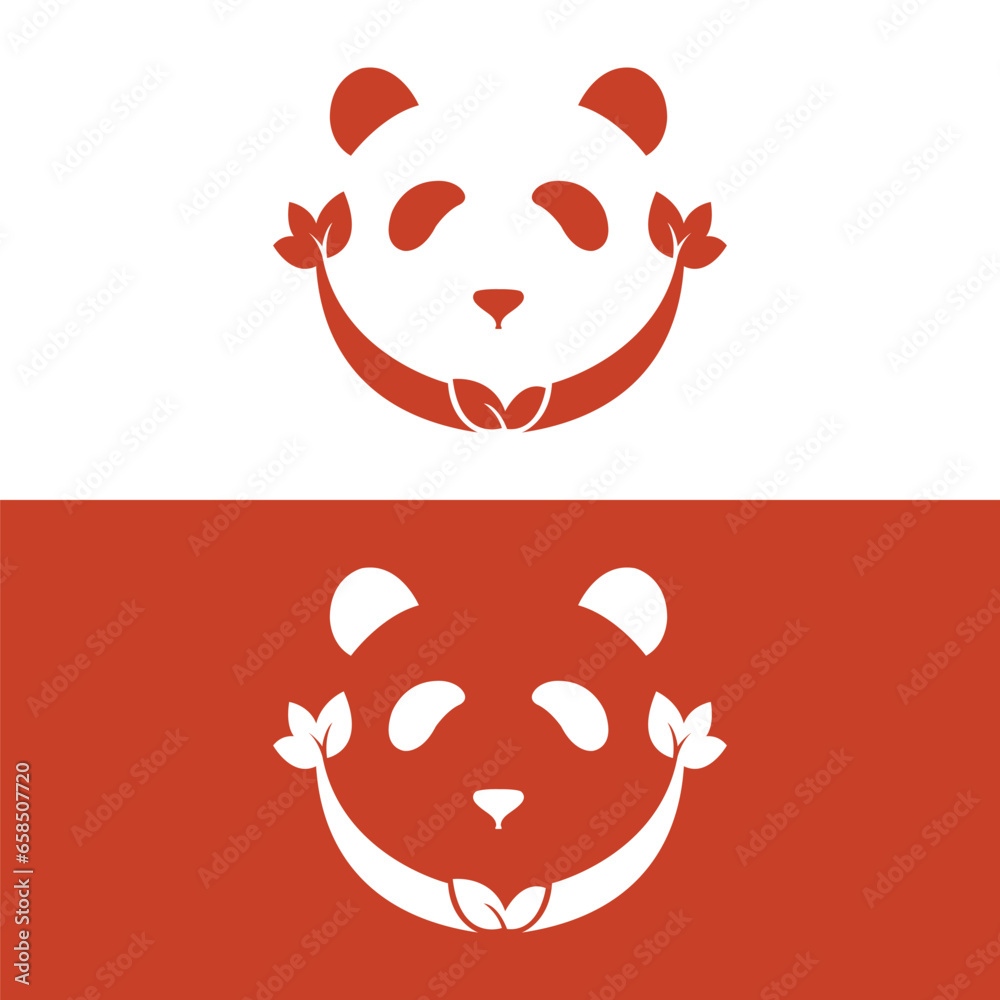 Panda logo design vector template, Loving baby pandas, vector ...