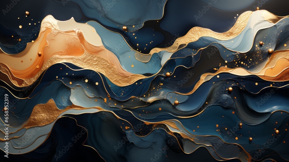 Kintsugi art. Kintsugi style digital background. Traditional Japanese ...