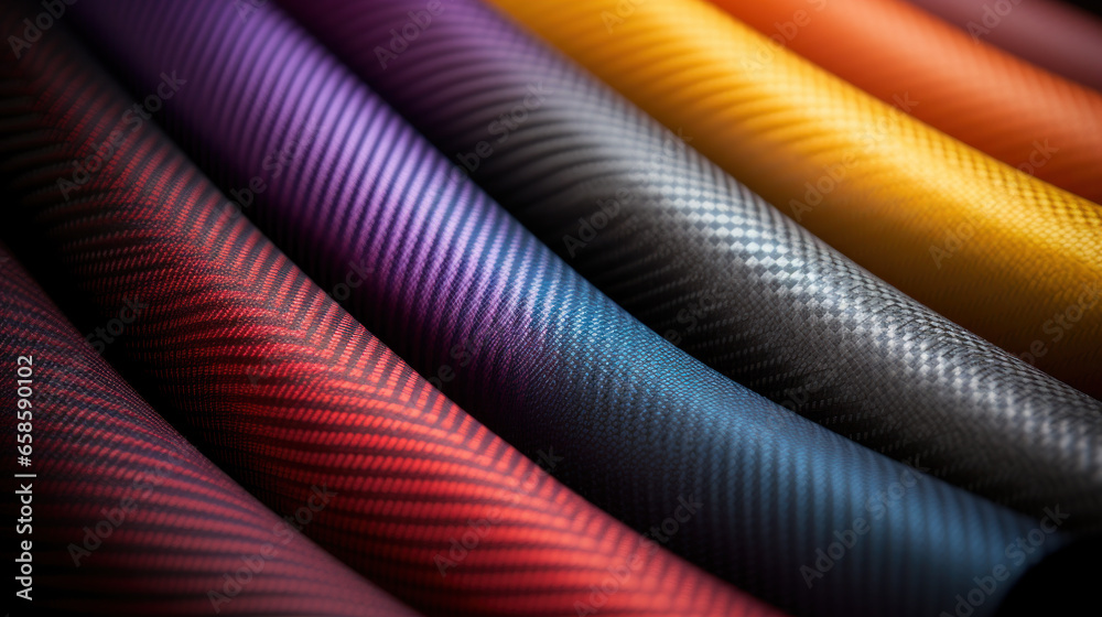 Carbon fiber composite raw material. Texture panorama of Color carbon ...