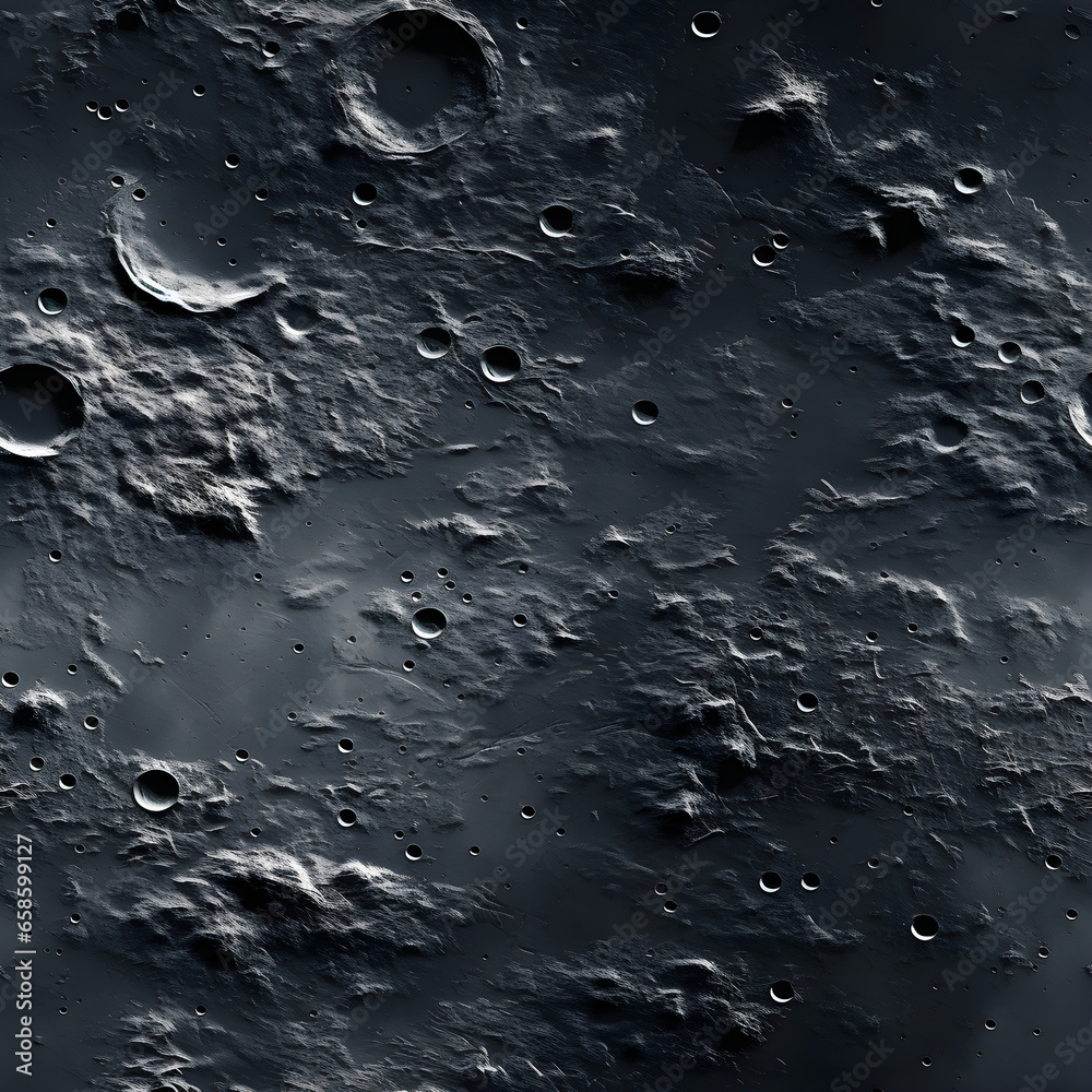 Seamless moon landscape surface for plaster wall pattern. Realistic 8k ...