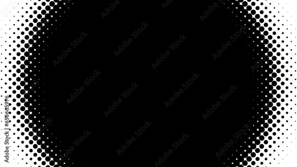 Smooth Rounded Border loop Checkered Halftone Pattern Red Blue Abstract ...