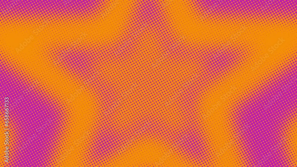 Smooth Rounded Border loop Checkered Halftone Pattern Red Blue Abstract ...