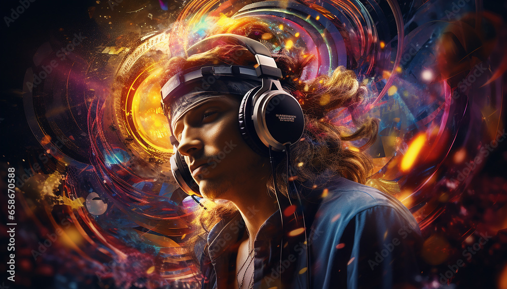 Hightech future of music and dance and djing in festivals with hitech ...