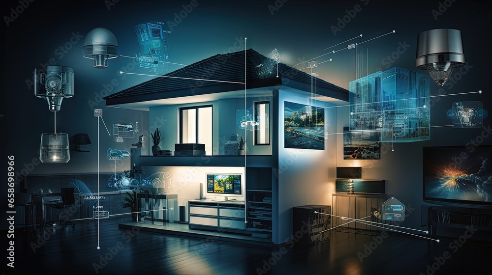 Building security with IP cameras surveillance infographic CCTV ...