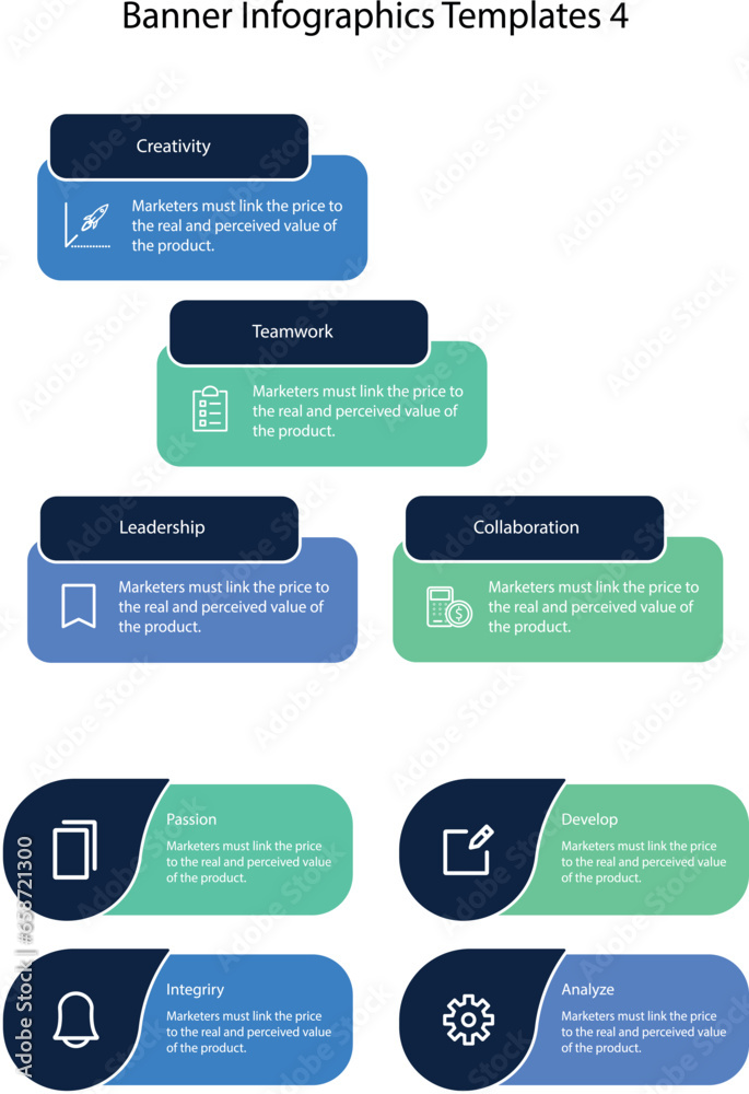 Banner Infographic, Infographic 4, Infographic 4 Template, Informative ...
