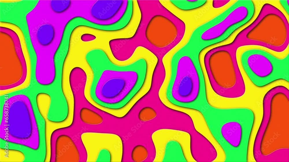 abstract beautiful topography style gradient background animation ...