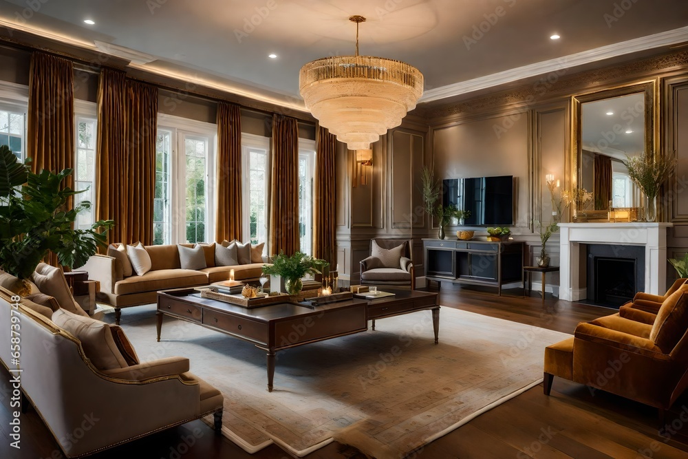 versatility of traditional design in creating different room moods ...