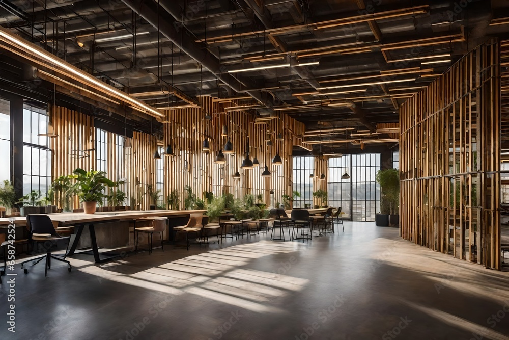sustainable aspects of industrial interior design. How can repurposed ...