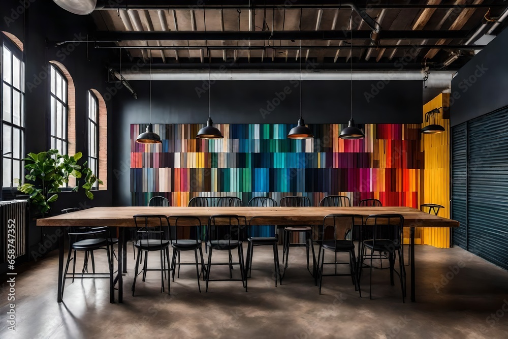 role of color palettes in industrial interior design. How do designers ...