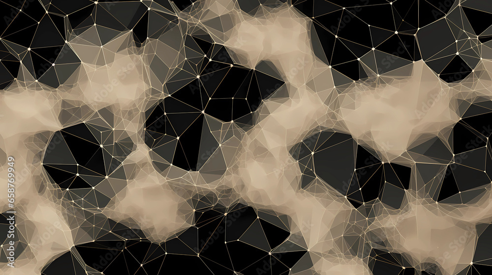 Plexus Brown Beige Gold Digital Desktop Wallpaper HD 4K Network Nodes ...