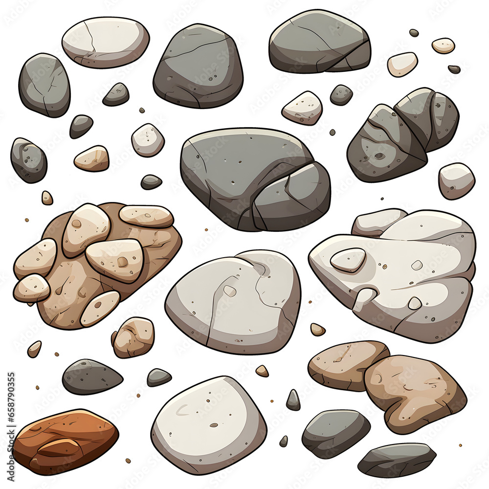 cartoon clipart of Gravel, tool clipart, transparent background ...
