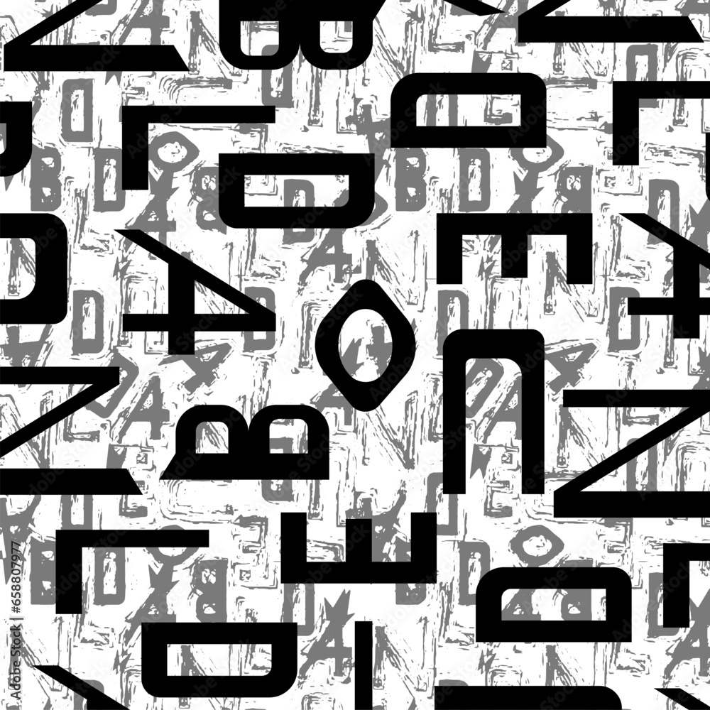geometric graphic word font writing letter pattern and background ...