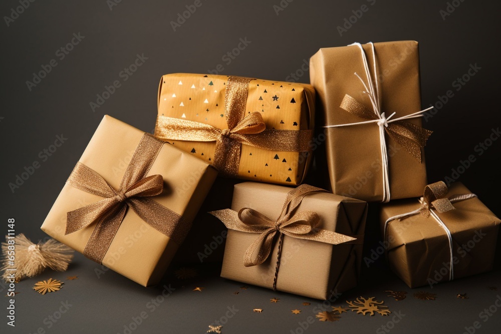 Festive present packages holding surprises labeled as 5. Generative AI ...