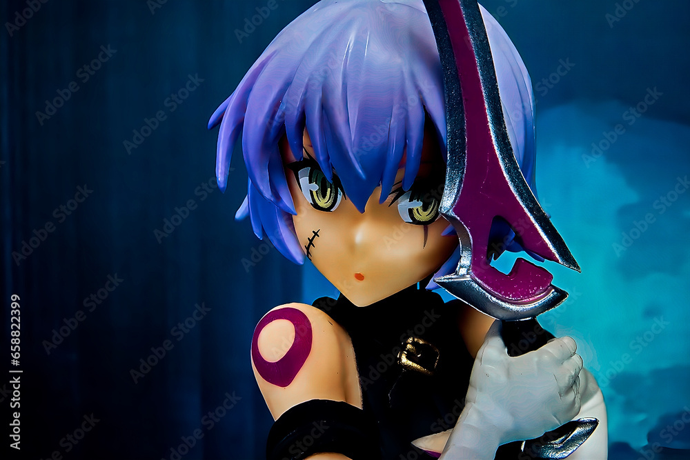 Osaka, Japan - Oct 4, 2023: Figure of the character "Jack the Ripper ...