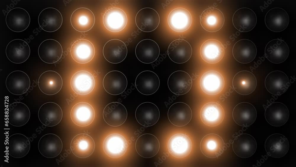 This stock motion graphic video of 4K Flashing Lights Pattern with ...