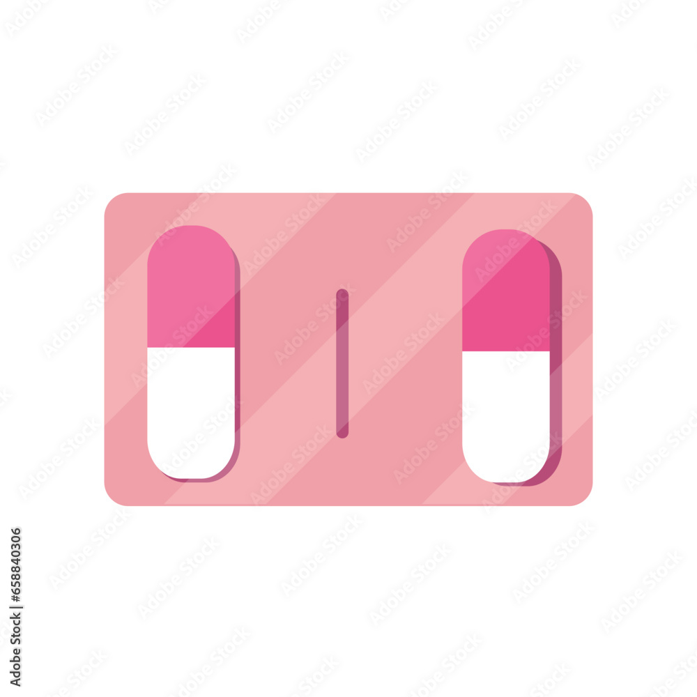 Contraceptive Suppositories On White Background Stock Vector Adobe Stock