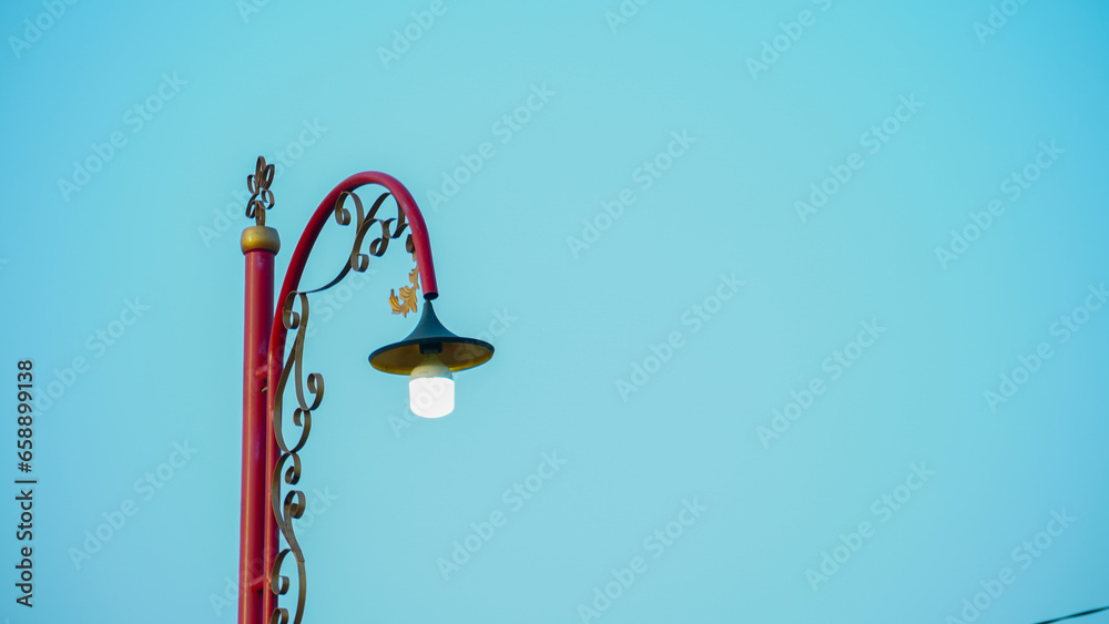 street lighting in residential areas Stock Photo | Adobe Stock