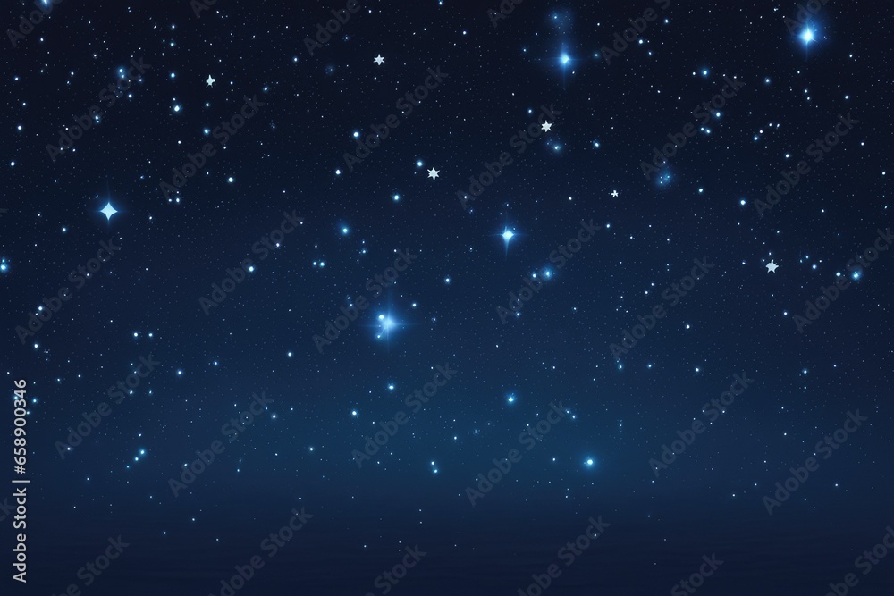sky stars starry night blue starlight shine in dark space universe ...