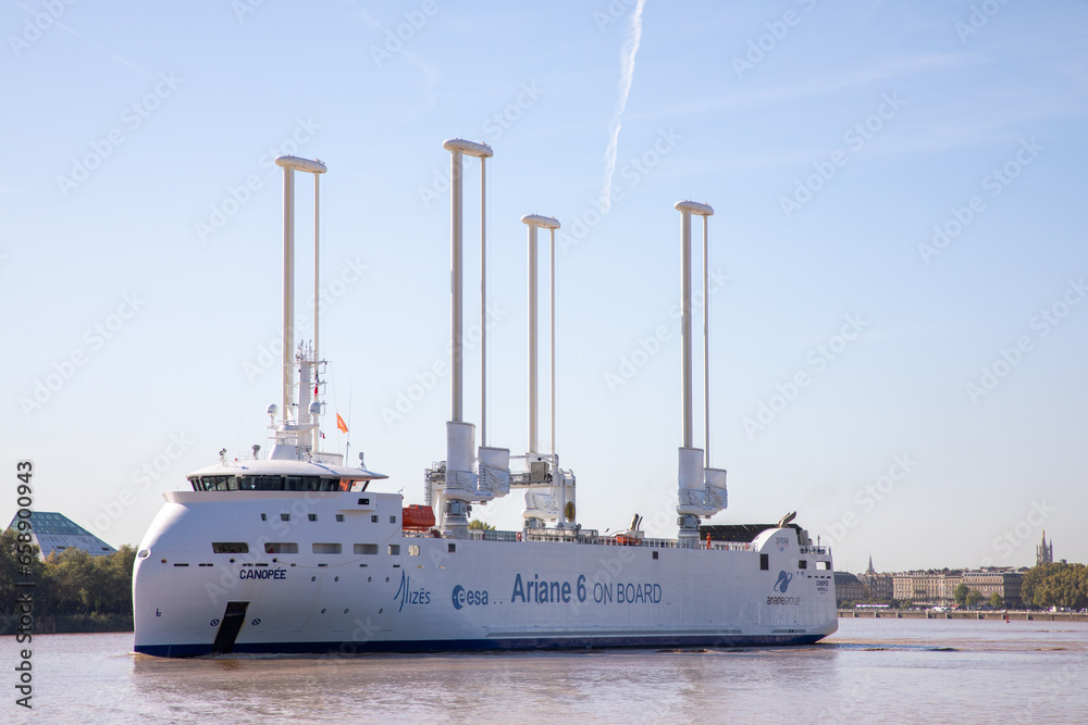 Canopee Canopy French freighter ship boat hybrid ecological ship logo ...