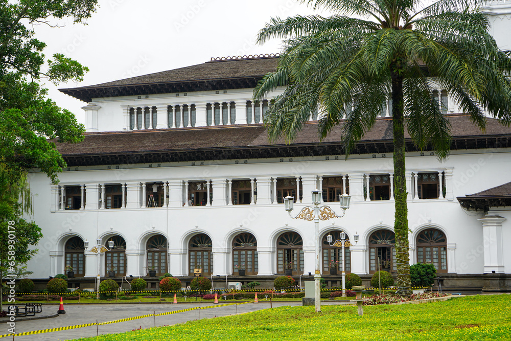 Bandung, Indonesia - October, 2023 : Gedung Sate is a public building ...
